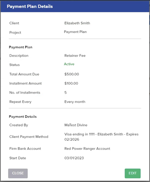 Bill4Time: Payment Plans – Bill4Time Support