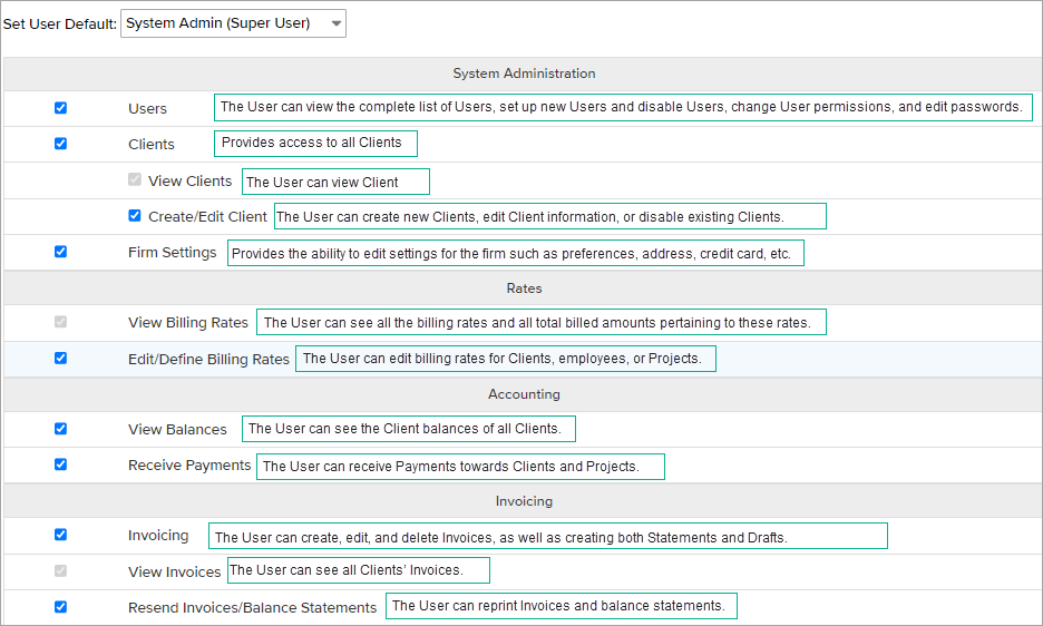 User Management – Bill4Time Support User Management – Bill4Time Support