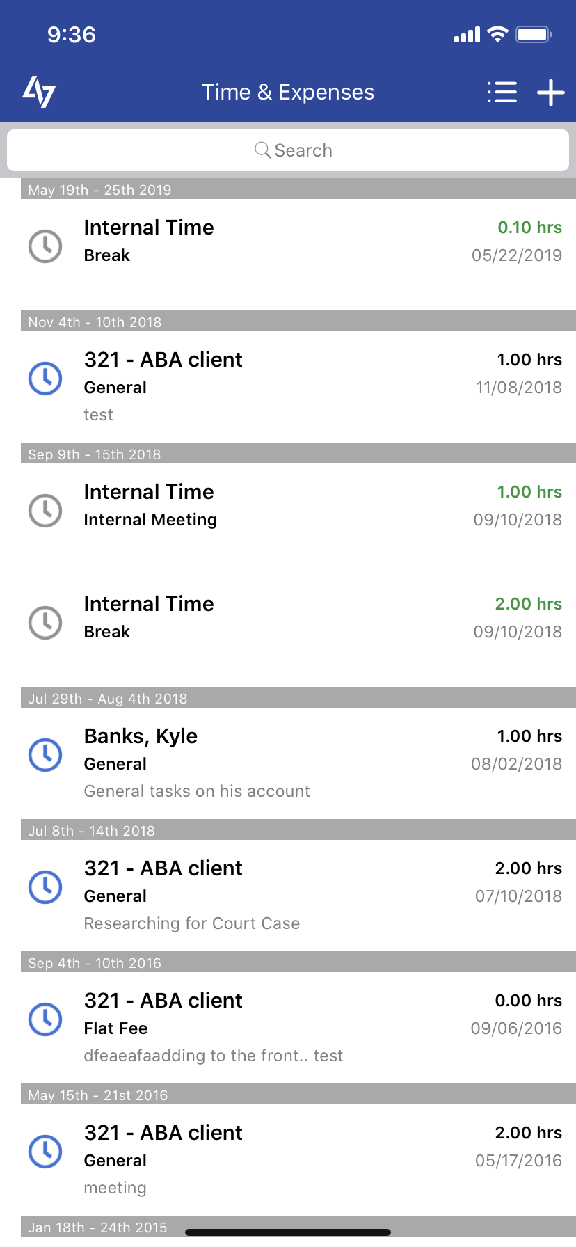 Reload Mobile App – Bill4Time Support